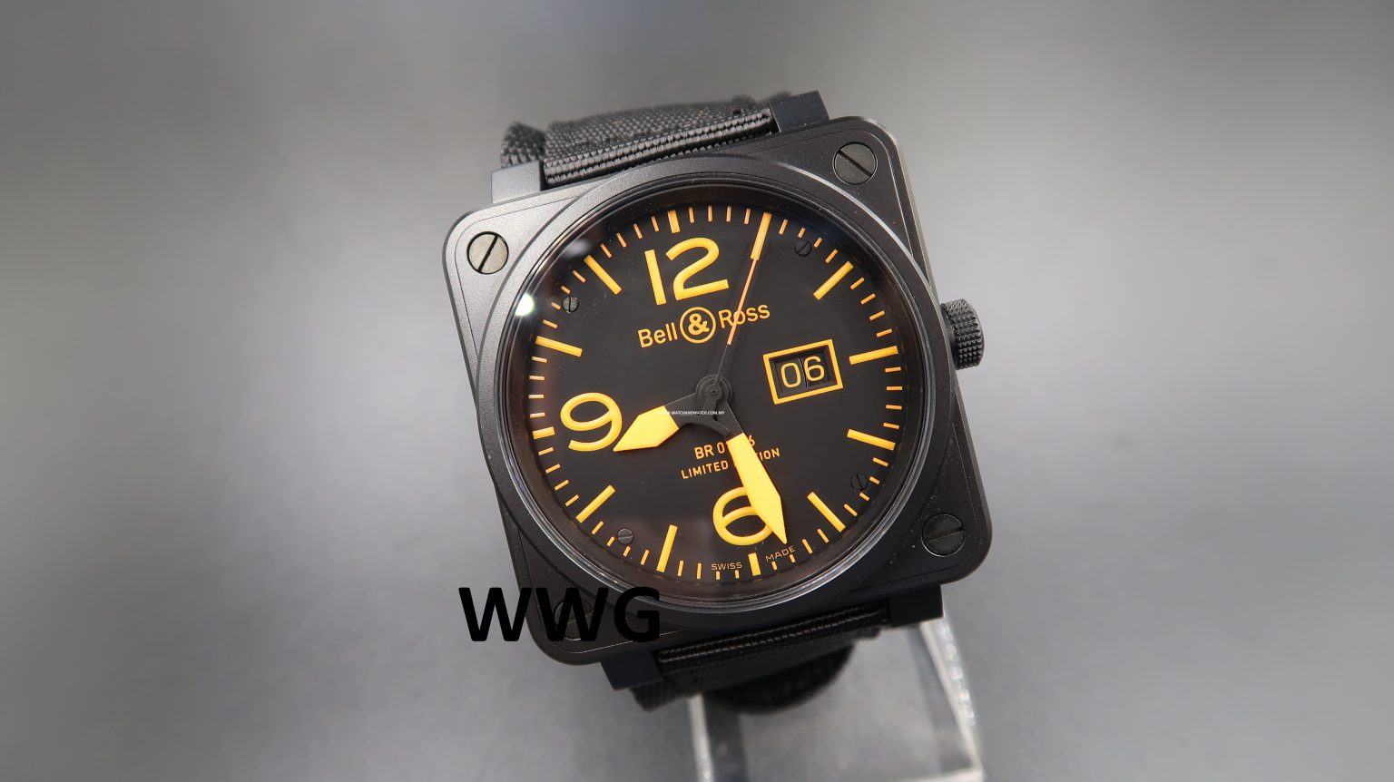 Bell & Ross BR01-96 LIMITED EDITION 250 (Pre Owned) BR-011 - Watch & Watch Gallery