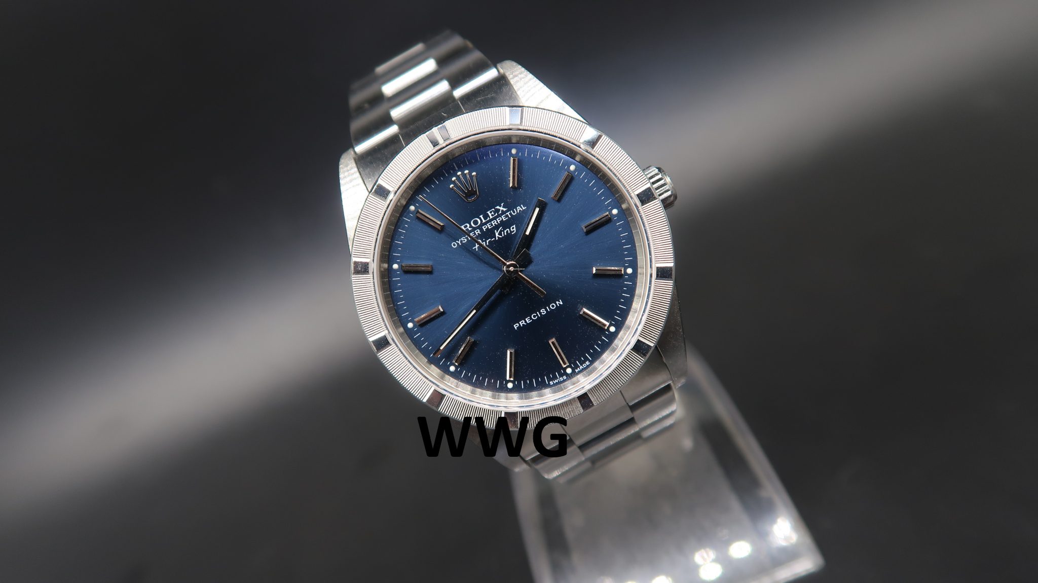 Rolex Air-King 14010M Blue Dial (Pre Owned Rolex Watch)RL-962 - Watch ...