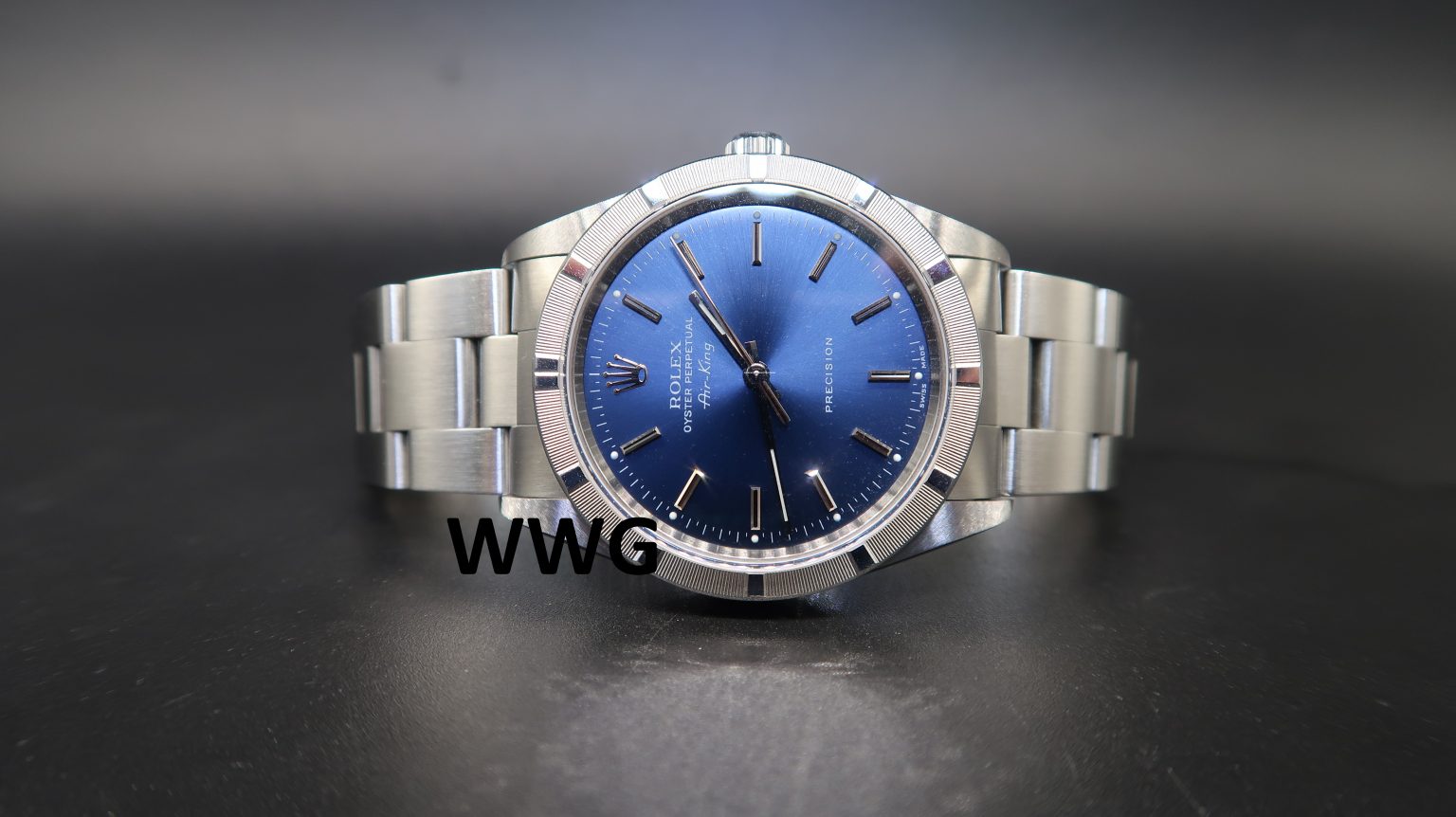 Rolex Air-King 14010M Blue Dial (Pre Owned Rolex Watch)RL-962 - Watch ...